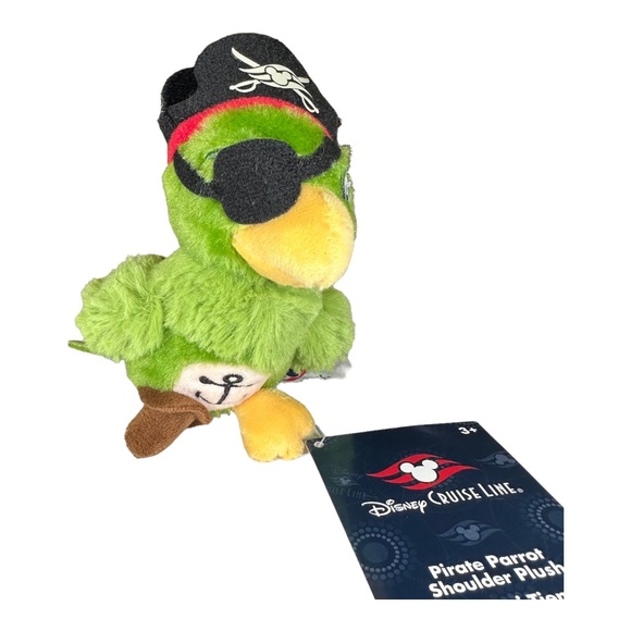 Disney | Toys | Disney Cruise Line Pirate Parrot Shoulder Plush | Poshmark
